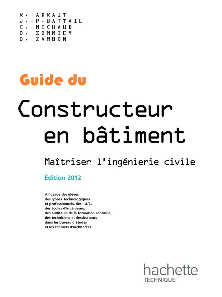 Guide Du Constructeur en Batiment | PDF