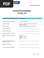 Msds-Trapos Contaminados | PDF | Contaminación | Agua