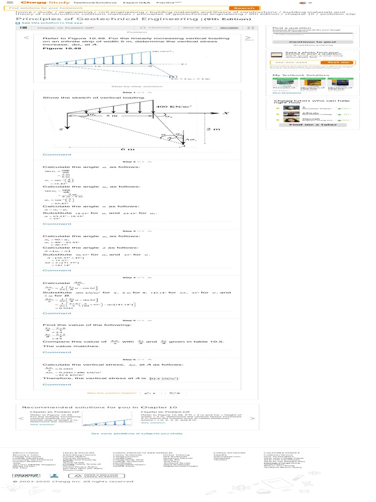 Solved Refer To Figure 10.49. For The Linearly Increasing Vert... | PDF | Communication | Computing