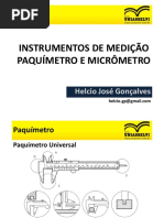 Leitura Paquimetro Polegada | PDF | Metrologia