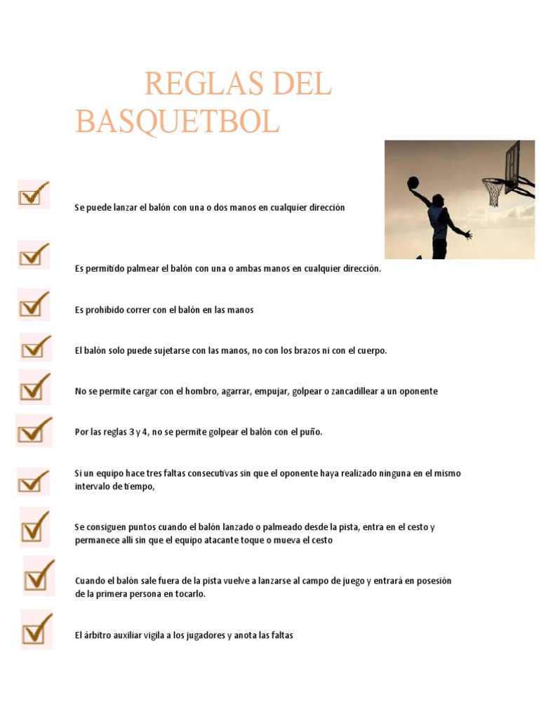 Reglas Del Basquetbol | PDF