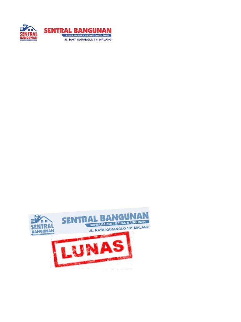 Template Nota Pembelian | PDF