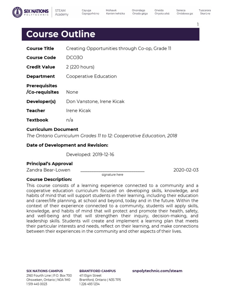 Course Outline DC030 | PDF | Educational Assessment | Differentiated ...