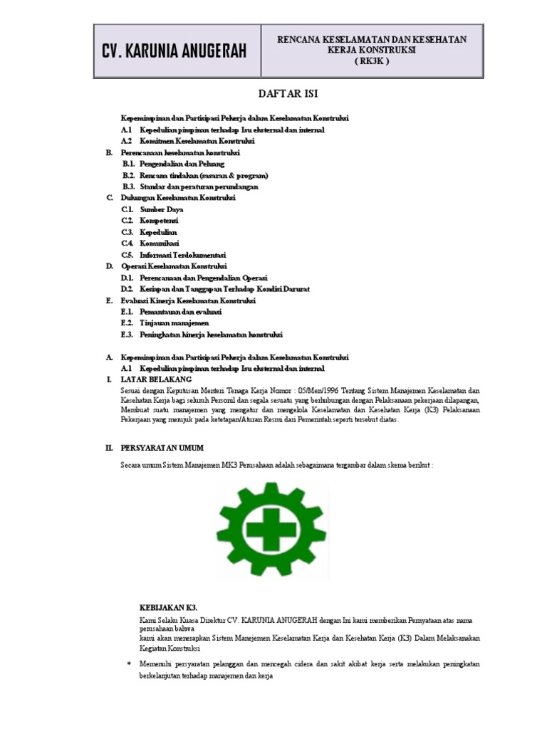 RK3K Bangunan | PDF