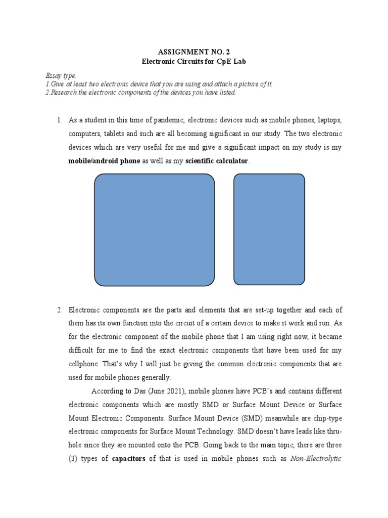 Electronic Devices and Its Components | PDF | Electrical Network ...