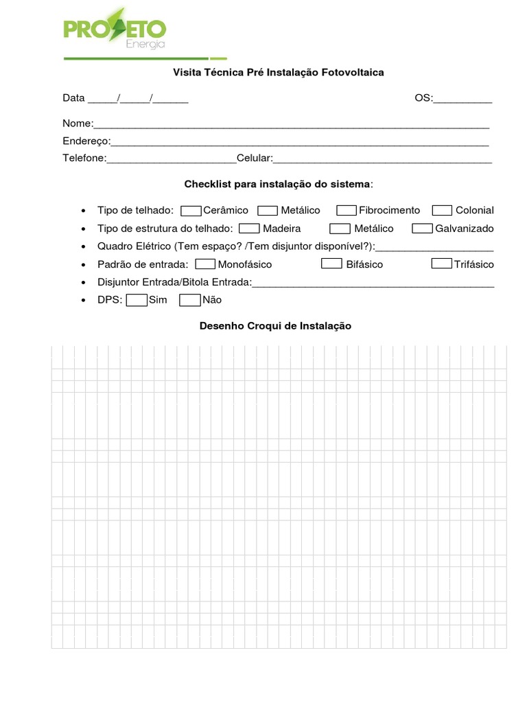 Checklist Visita Técnica - 2022 | PDF