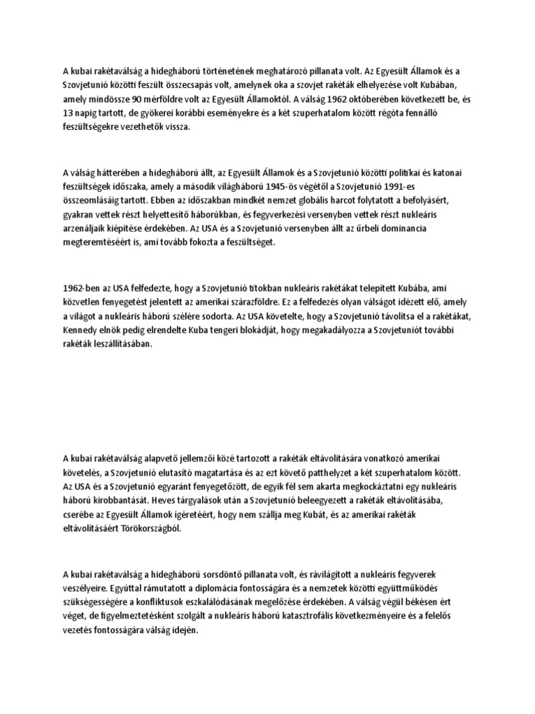 Kubai Válság | PDF