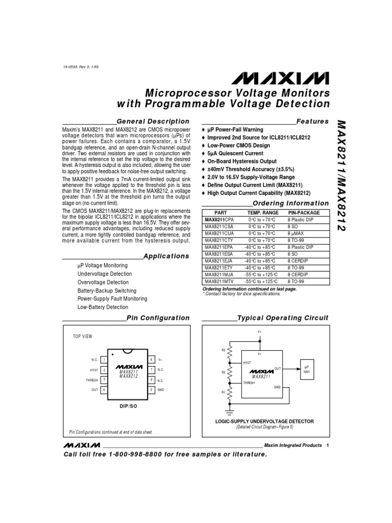 Max 8211 | PDF