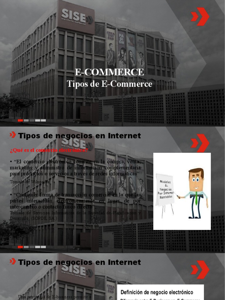 Presentación 3 Tipos de E-Commerce | PDF