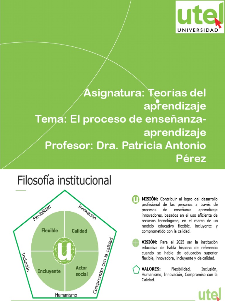 Open_Class_semana 1 Los procesos de enseñanza aprendizaje | PDF | Enseñando | Aprendizaje