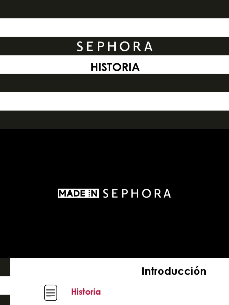 Historia de Sephora | PDF | Pinturas