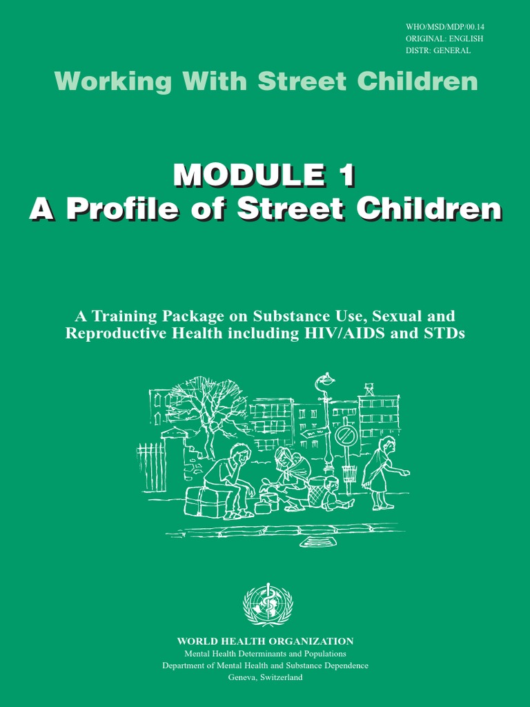 Module 1 Working With Street Children - WHO | PDF | Poverty | Poverty ...