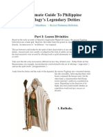 Philippine Mythology Gods and Goddesses | PDF | Deities | Creator Deity