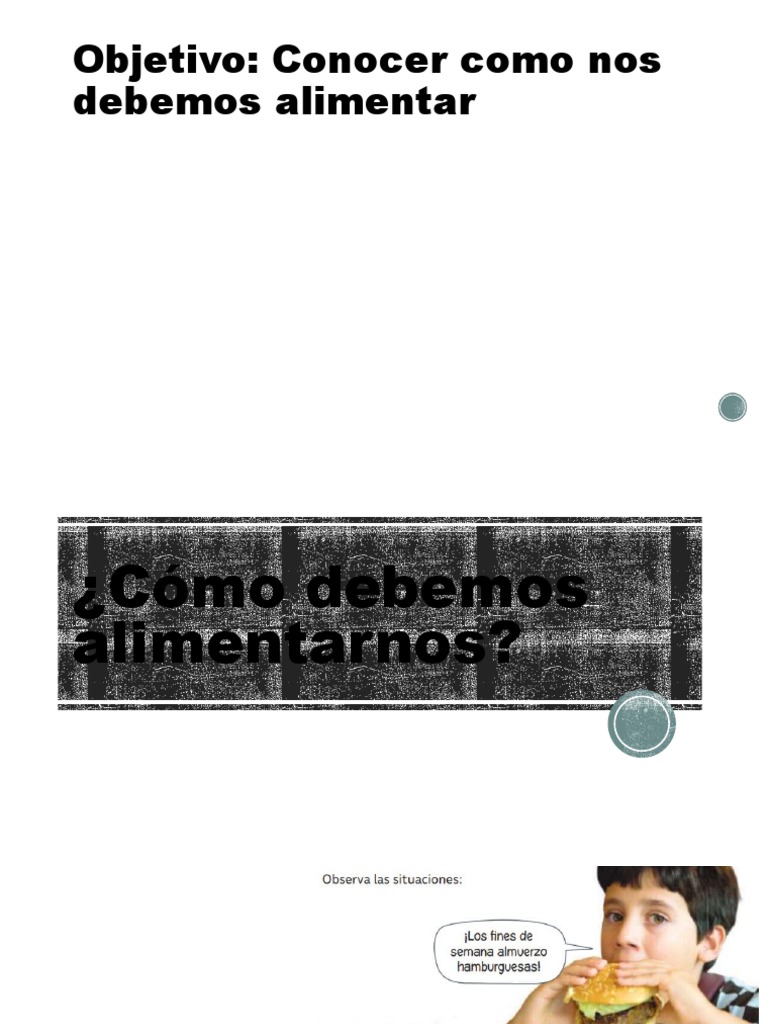 Cómo Debemos Alimentarnos | PDF | Salud y bienestar | Estilo de vida