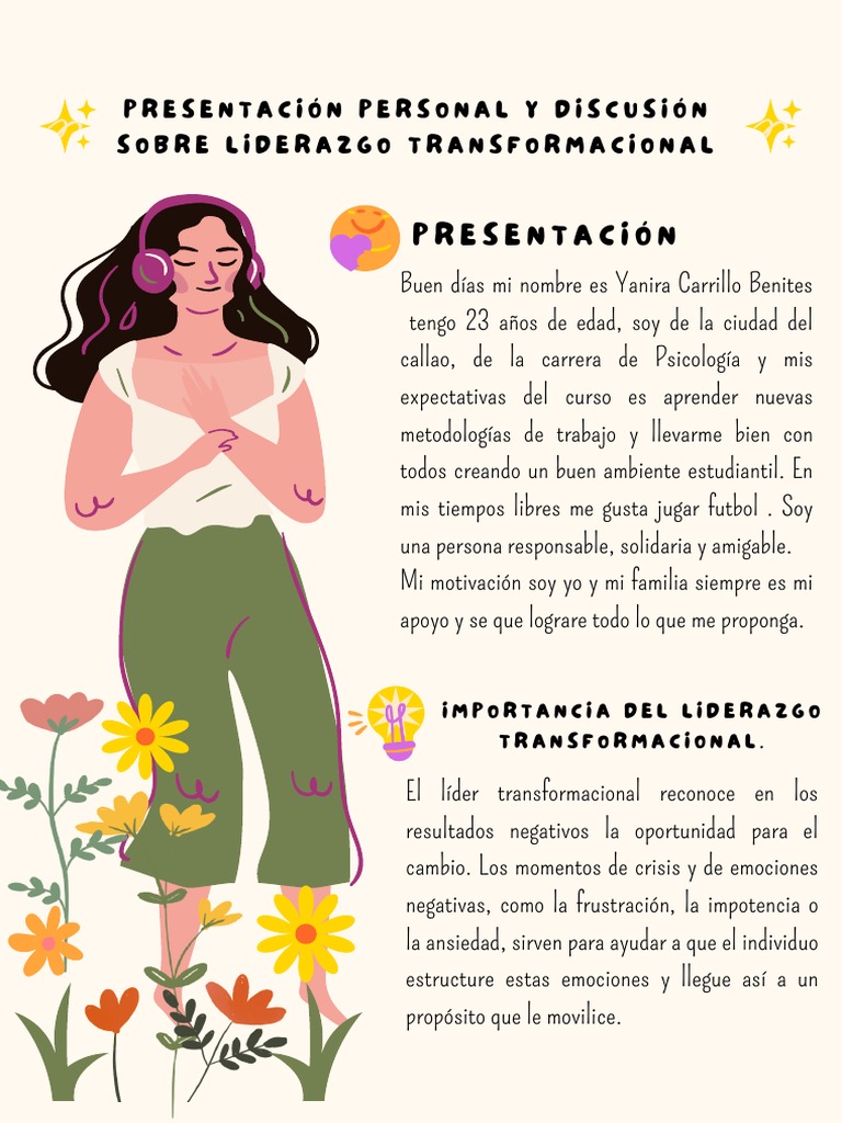 Presentación Personal y Discusión Sobre Liderazgo Transformacional ...