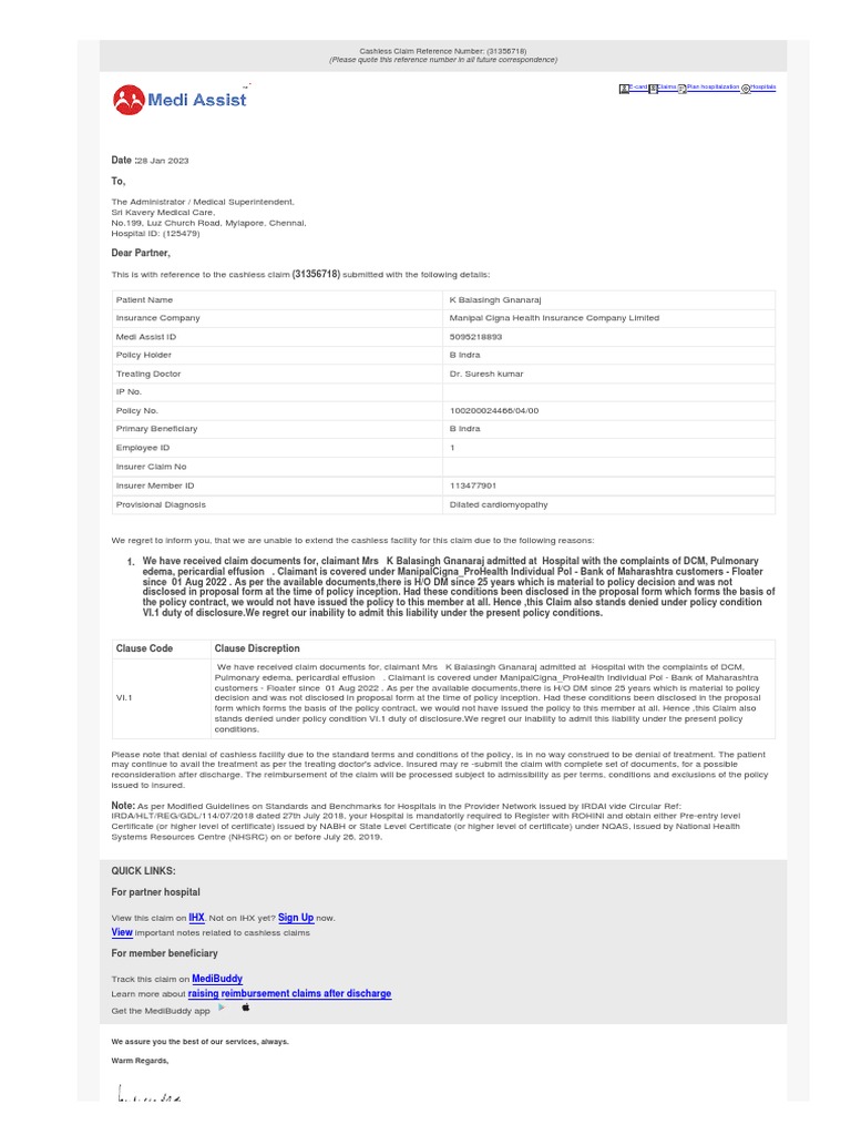 Please Quote This Reference Number in All Future Correspondence | PDF ...