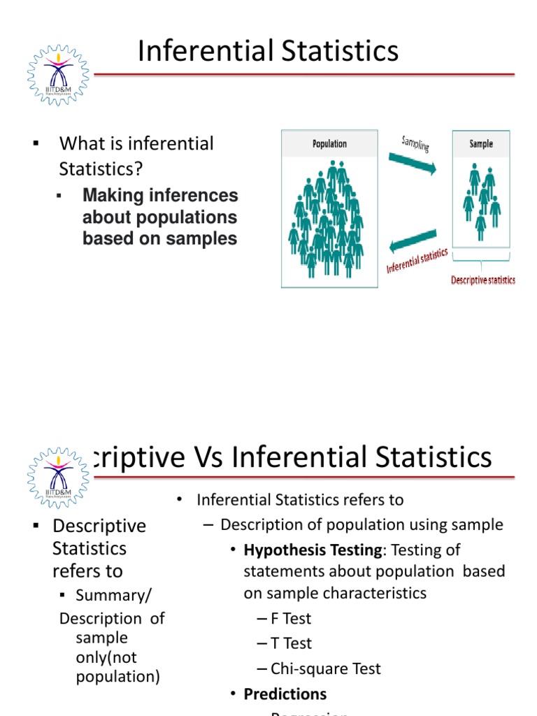 Inferential Statistics And Linear Regression Pdf Statistics