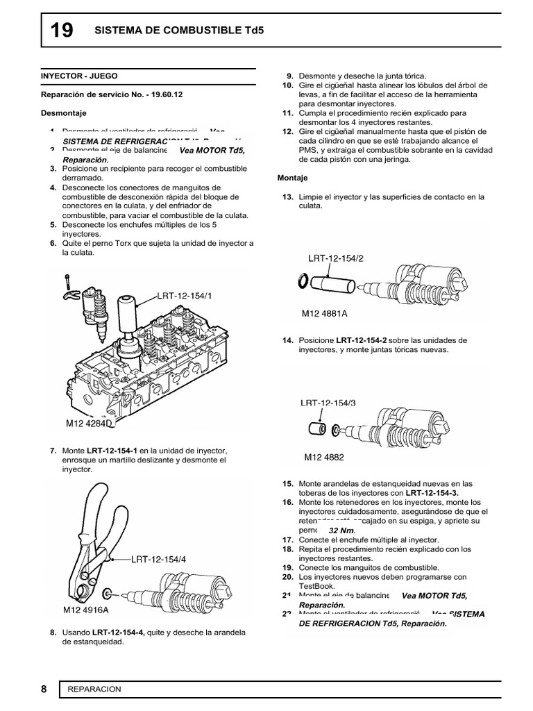Inyectores LAND ROVER td5 | PDF | Off Roading | Land Vehicles