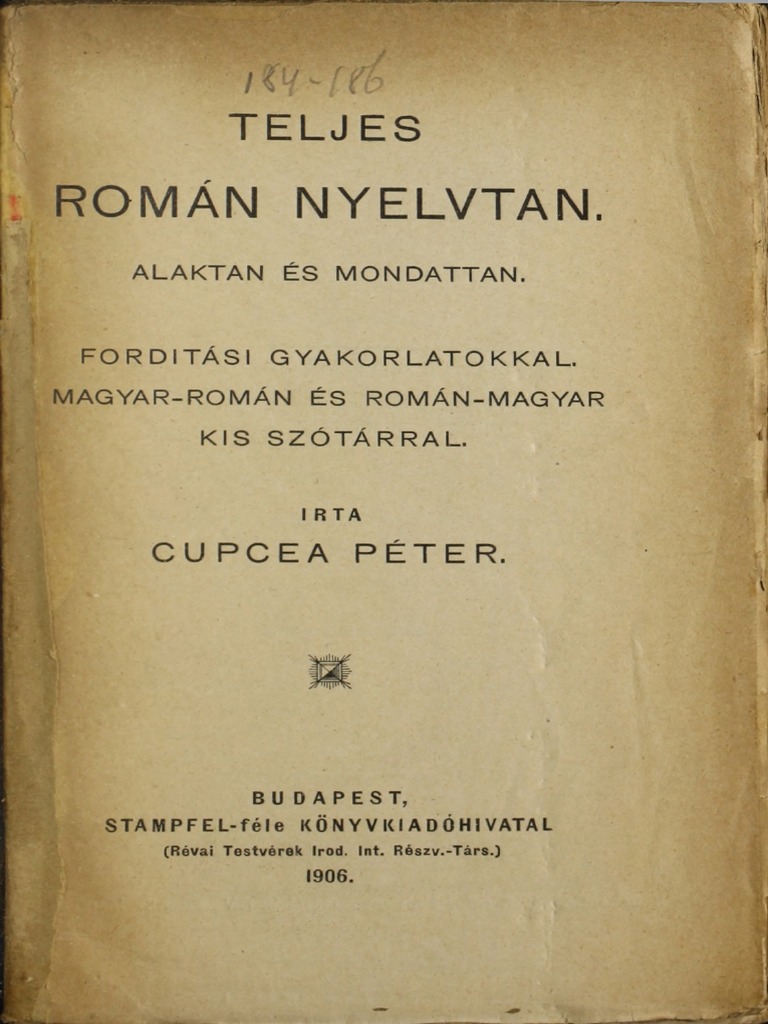 Román Nyelvtan | PDF