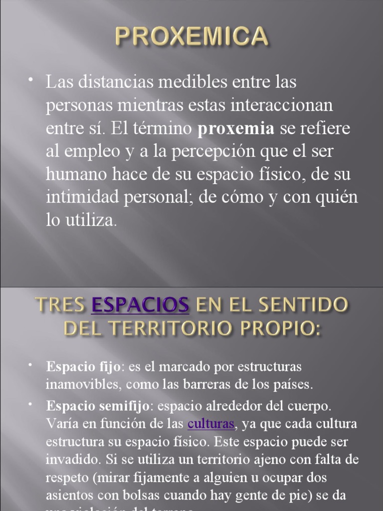 Proxemica | PDF | Crecimiento personal y profesional