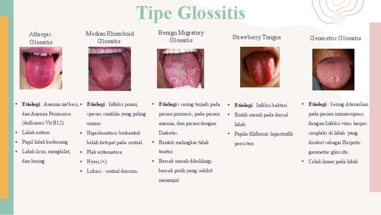 Tipe Dan Etiologi Glositis | PDF
