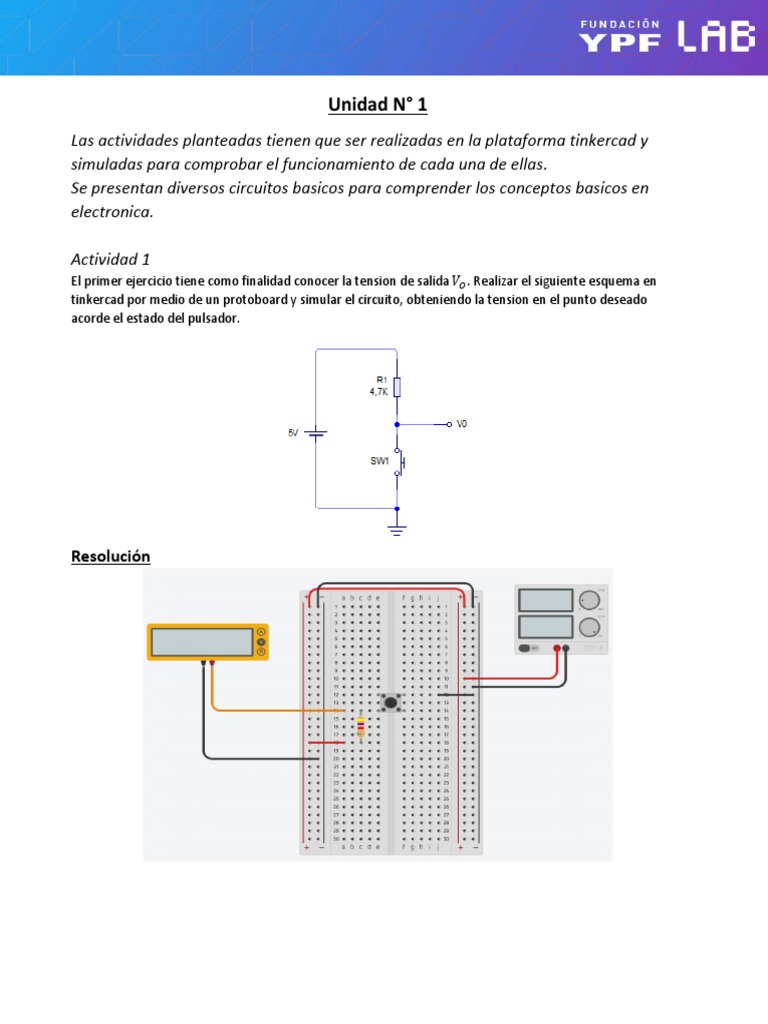 U1.7 - Ejercicios Complementarios | PDF | Relé | Diodo emisor de luz