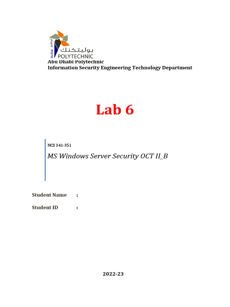 Lab 6 | PDF | Server (Computing) | System Software