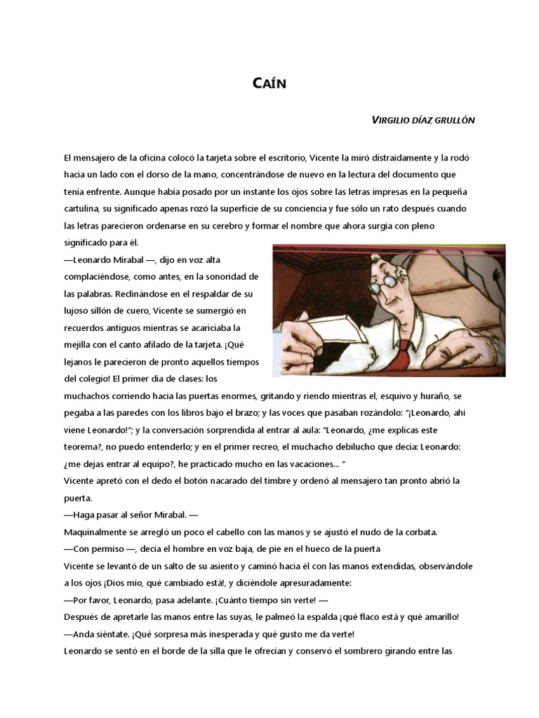Caín - Virgilio Díaz Grullón | PDF