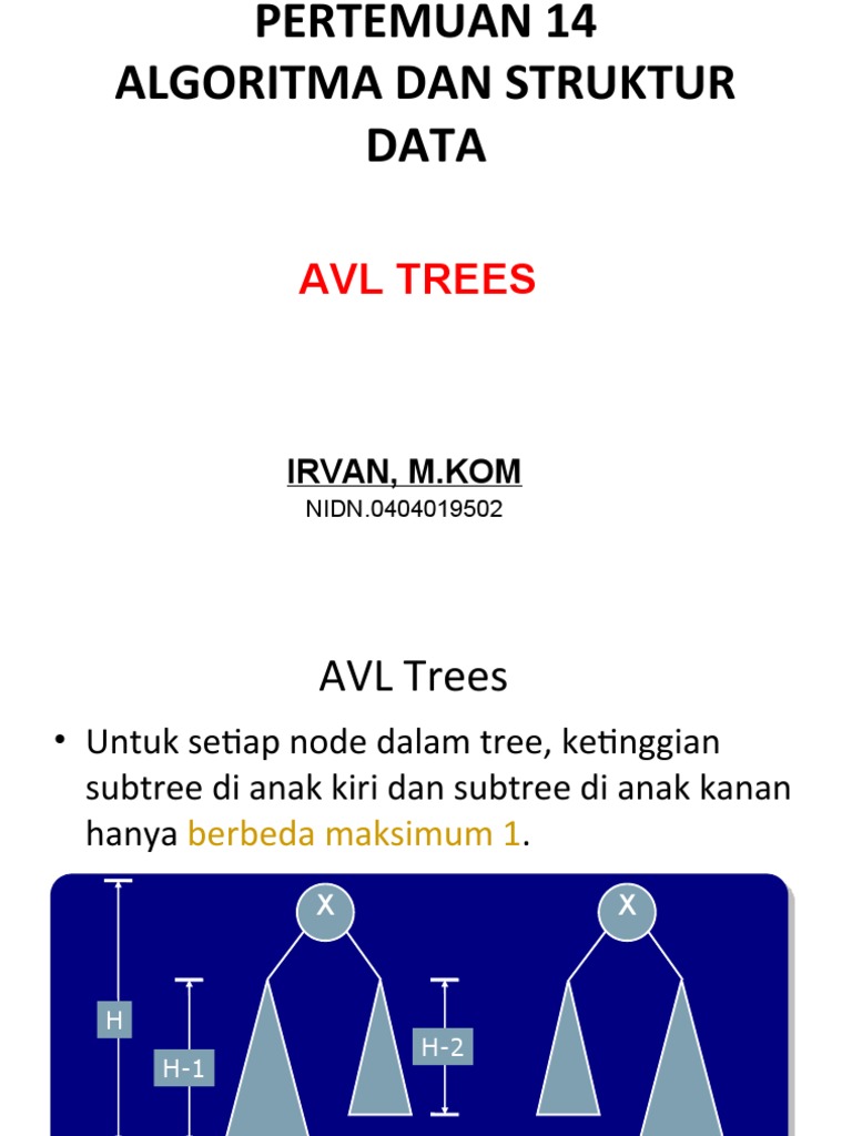 p14 Struktur Data Avl | PDF