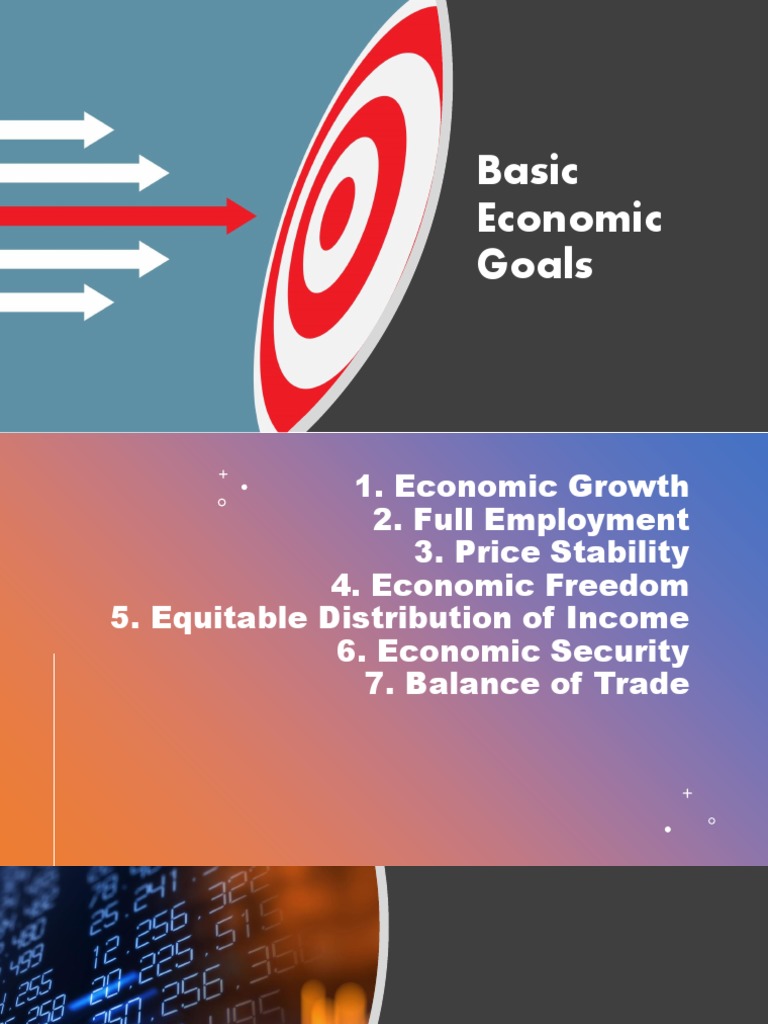 Basic Economic Goals - 2 | PDF | Cost Of Living | Fiscal Policy