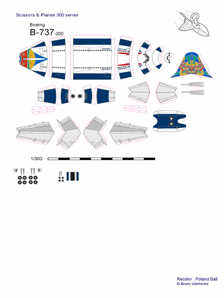 B737-200 British Airways Scissors and Planes | PDF