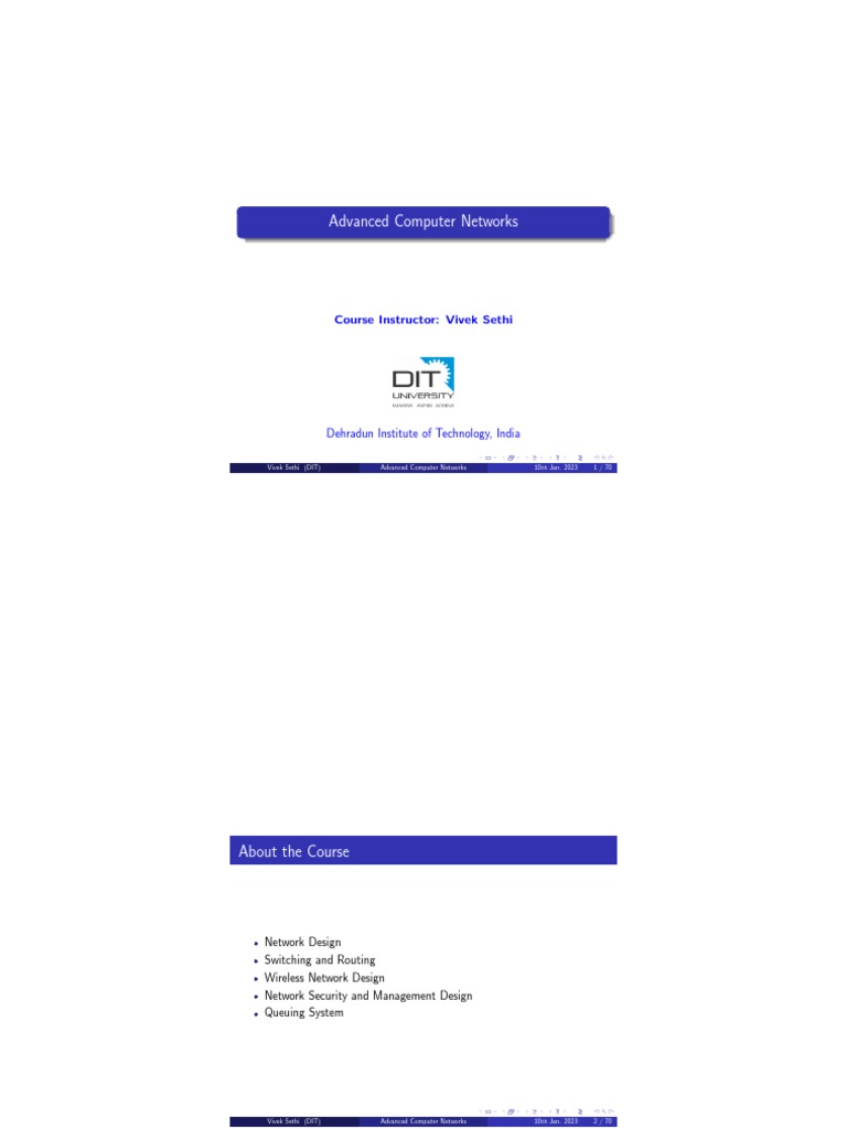 1 ACN-Unit1 | PDF | Computer Network | Network Switch