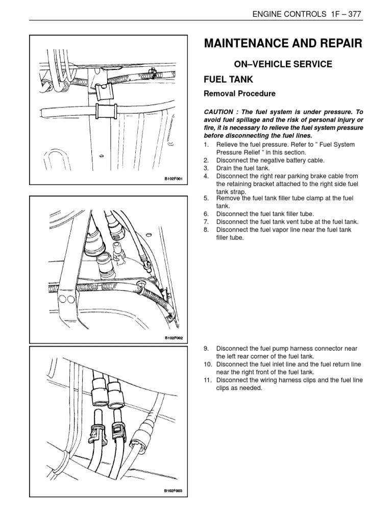 Engine Controls Section 1f-377-403 | PDF | Throttle | Ignition System