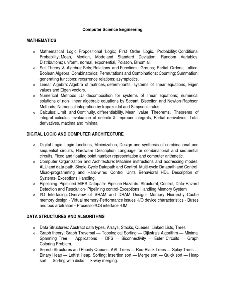 CSE Syllabus | PDF | World Wide Web | Internet & Web