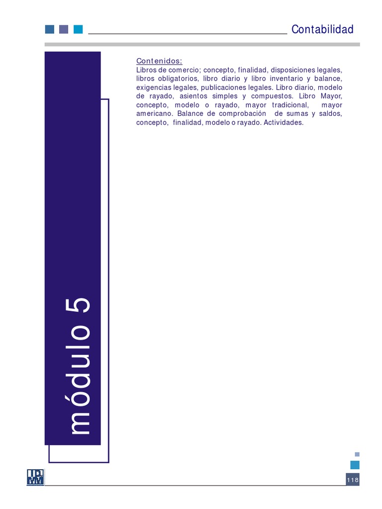 Contabilidad Modulo 5 | PDF | Contabilidad | Negocios económicos