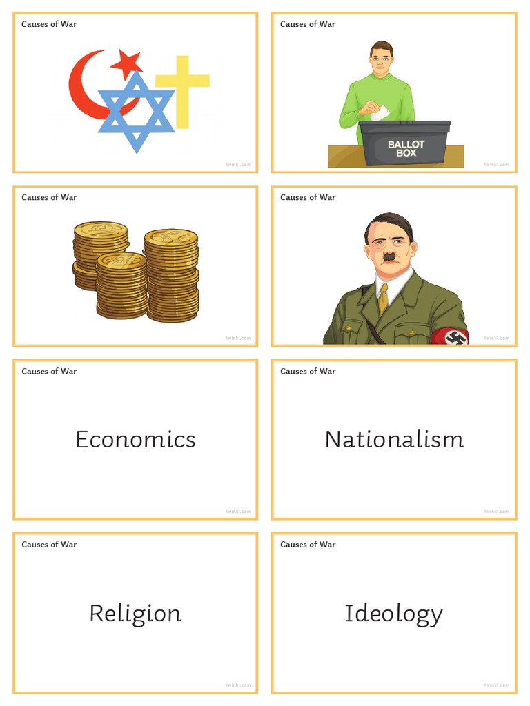 Causes of War Card Sort | PDF
