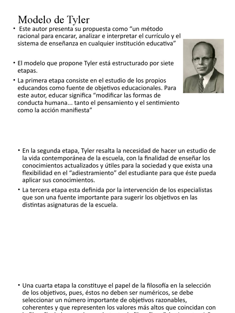 Modelo de Tyler | PDF