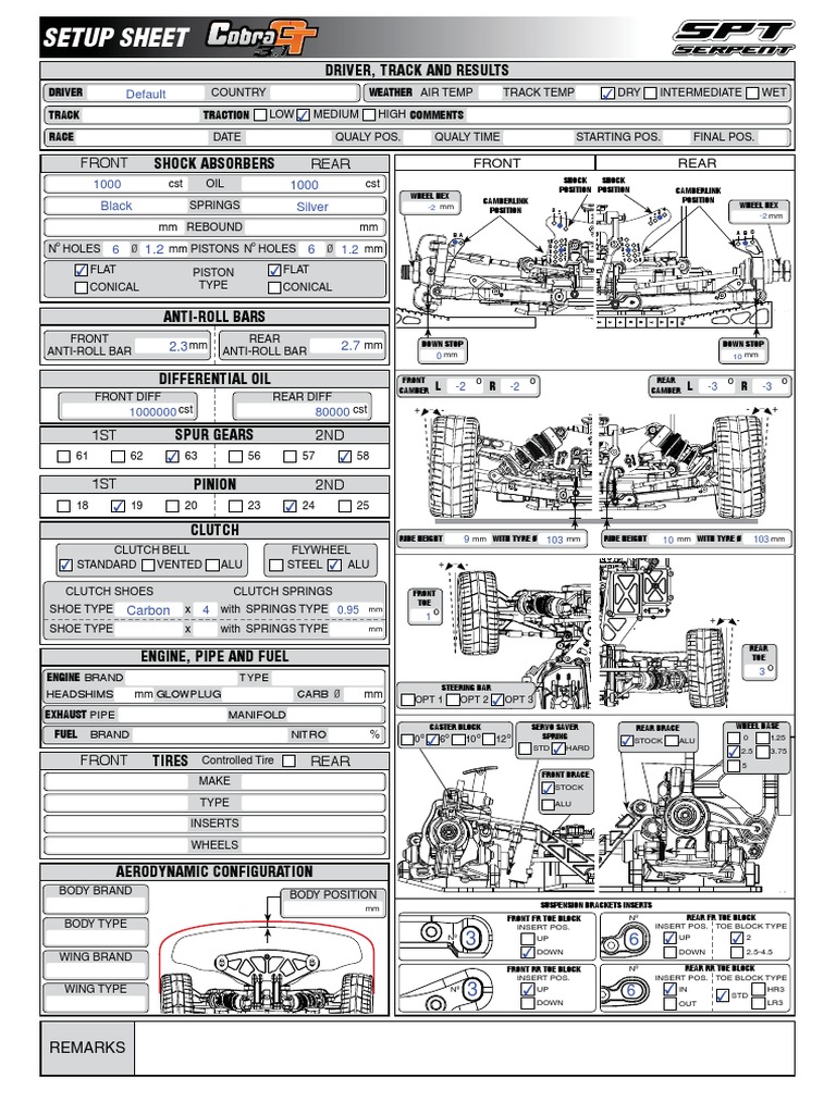 GT3-1 Default Setup | PDF | Automotive Technologies | Wheel