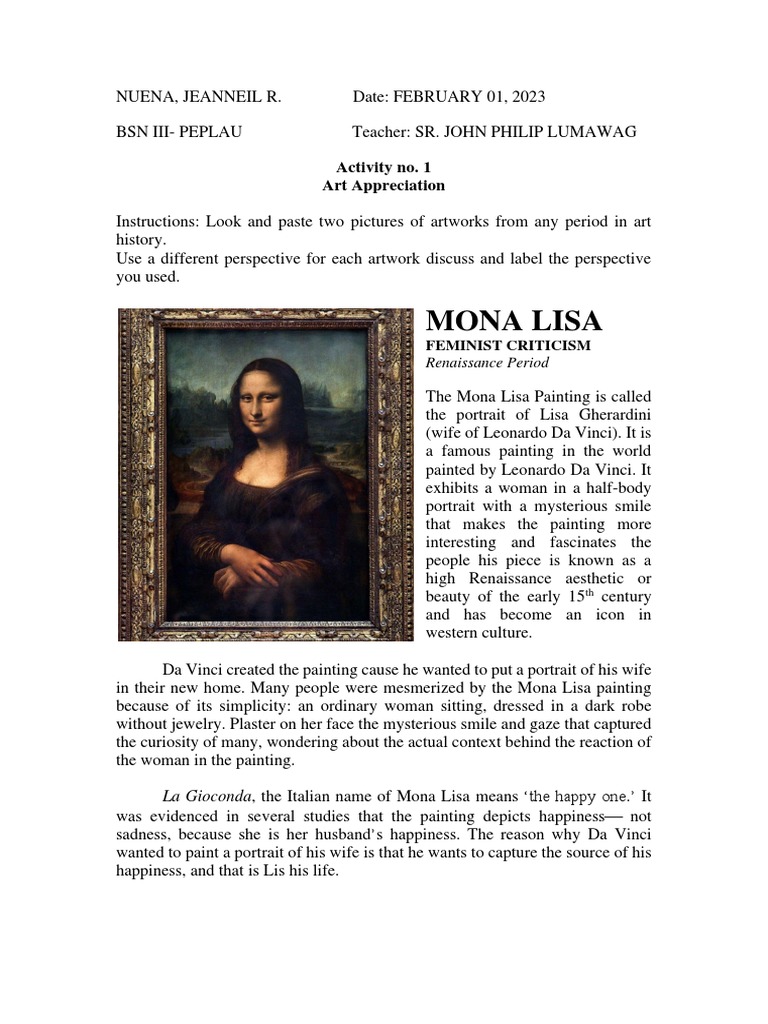 Art-App-Act No 1 | PDF