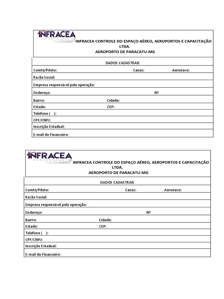 Ficha de Cadastro Clientes | PDF