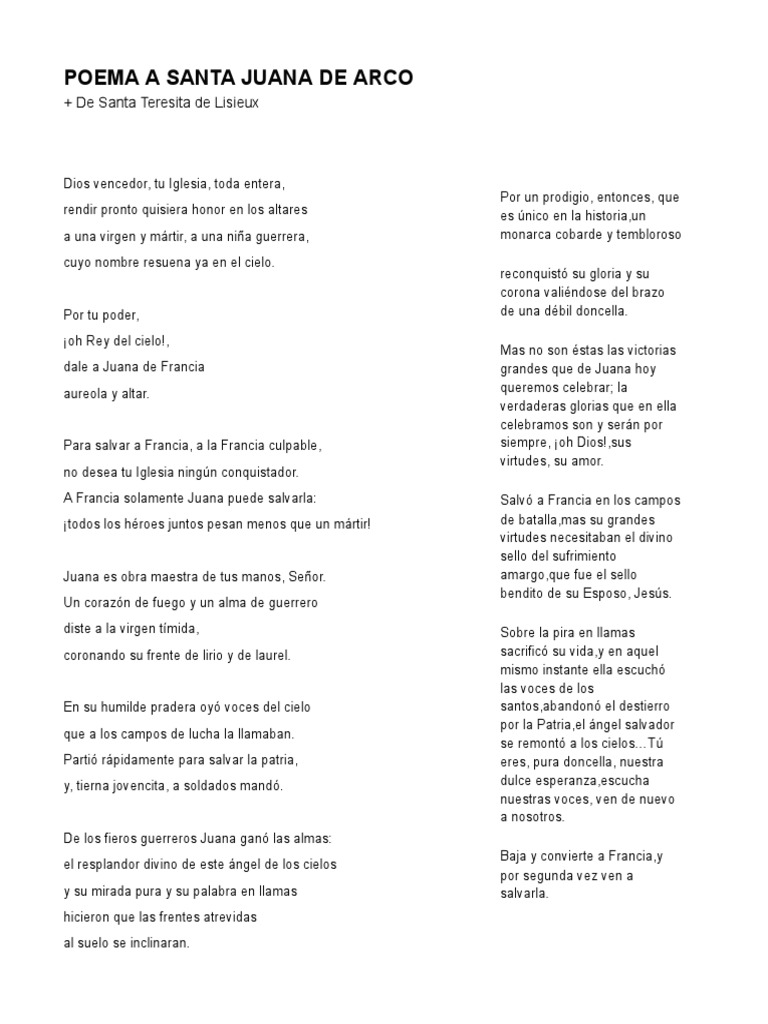 Poema Sta Juana | PDF