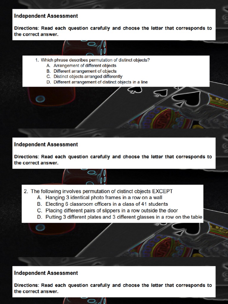 Permutation-Grade-10-assessment | PDF