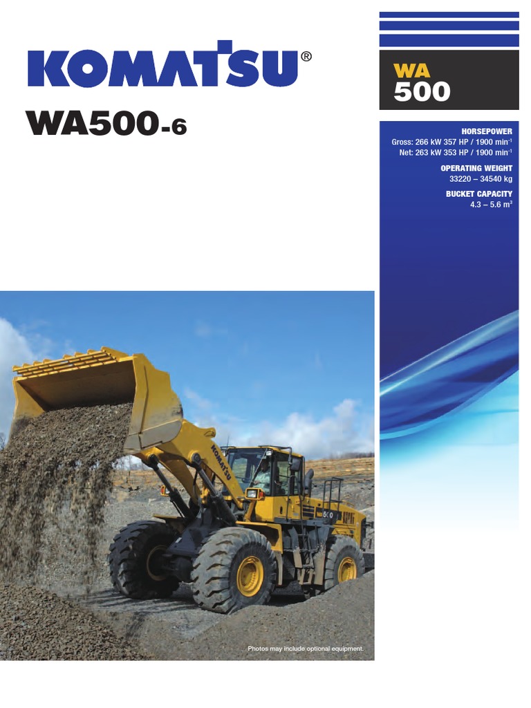 WA500-6 Specs Complete | PDF