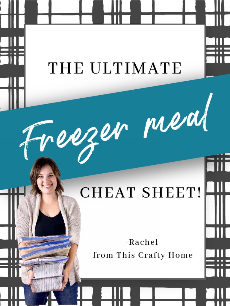Freezer Meal Prep Cheat Sheet Guide | PDF | Nutrition | Diet & Nutrition