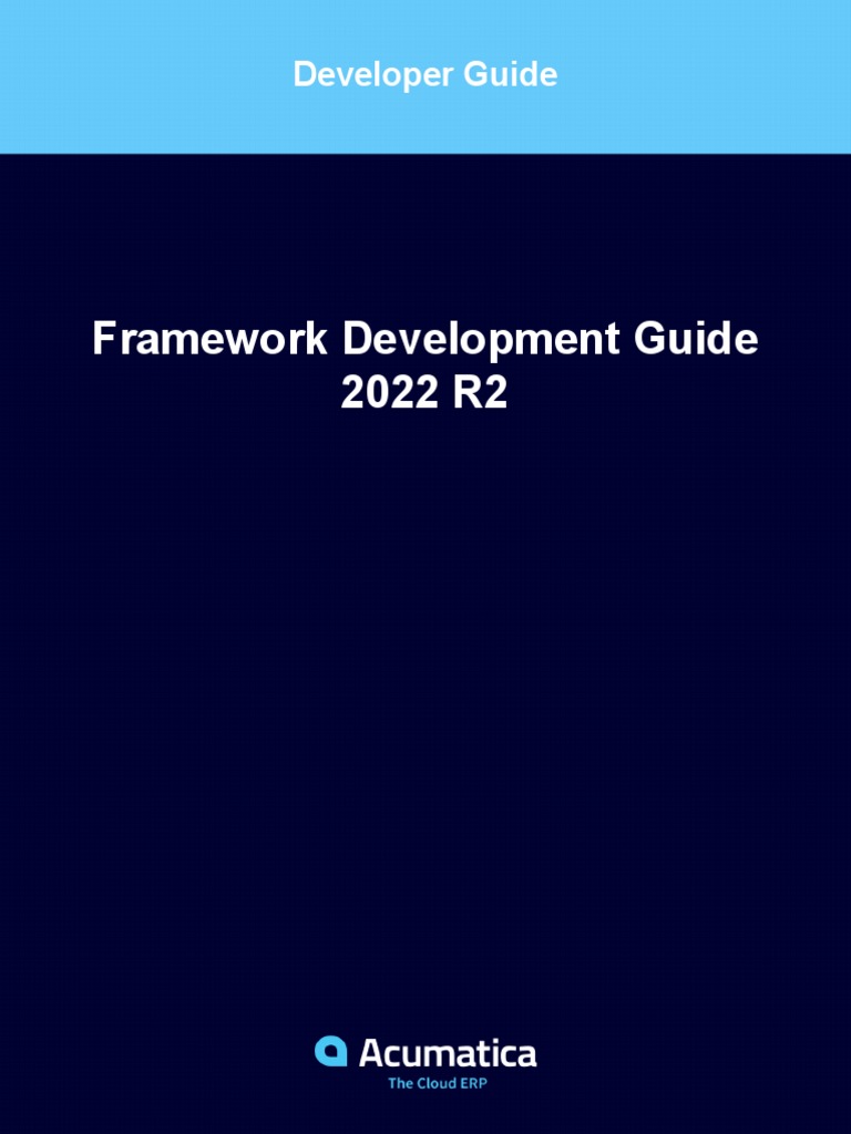 AcumaticaERP FrameworkDevelopmentGuide | PDF | Language Integrated Query | Databases
