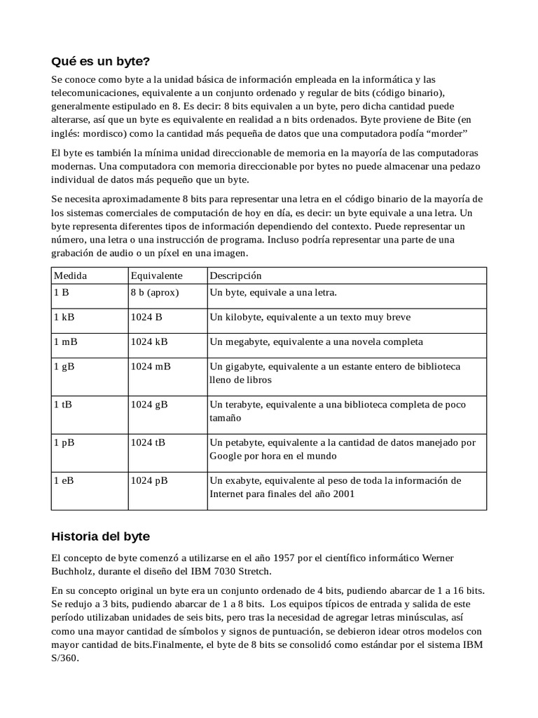 Bytes | PDF | Byte | Poco