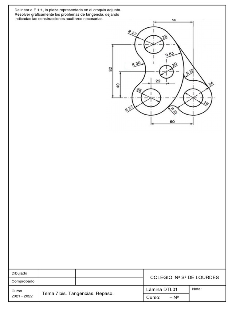 Repaso Navidad Tangencias 1 - Bach | PDF | Dibujo