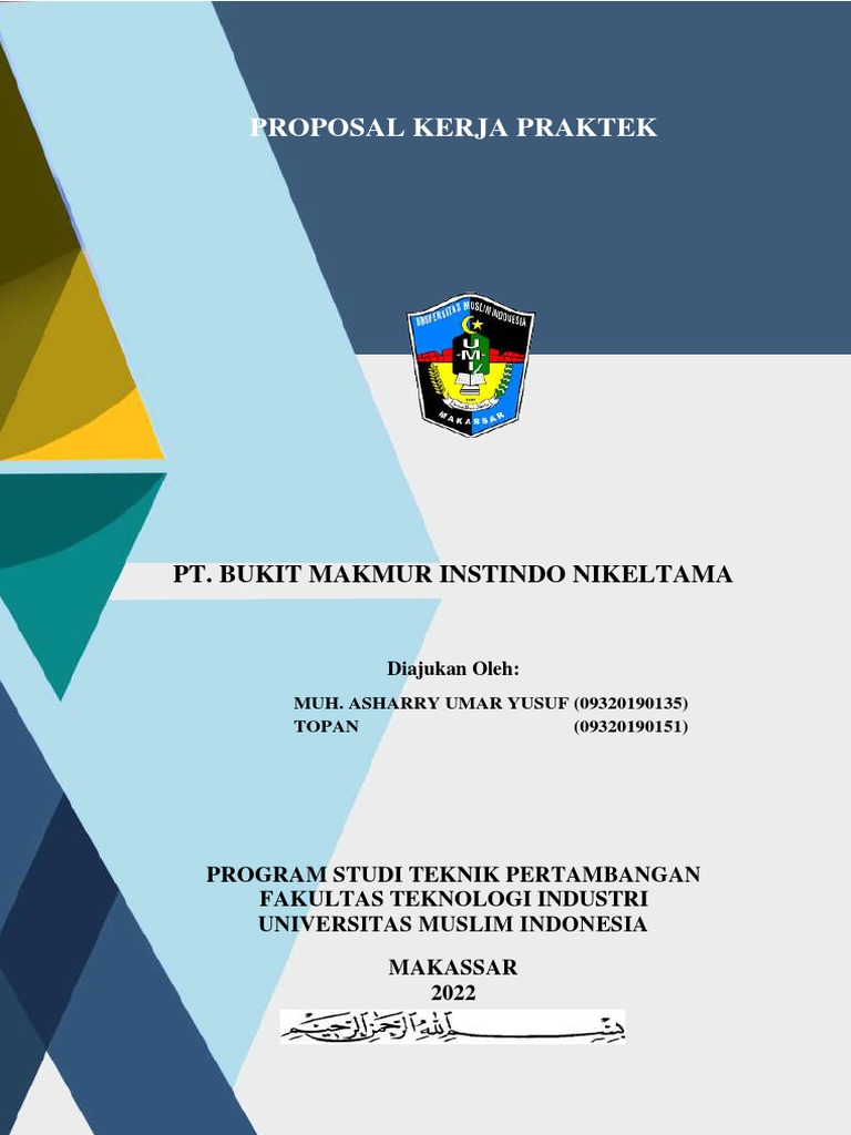 Proposal KP 2023 Pt. Bumanik | PDF