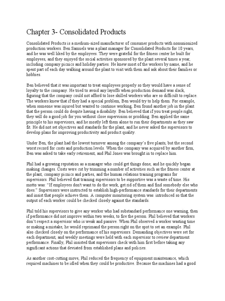 Session 3 Chapter 3 In-Class Case Discussion | PDF | Turnover ...