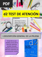 Características y Aplicación del Test D2 | PDF | Atención | Sicología